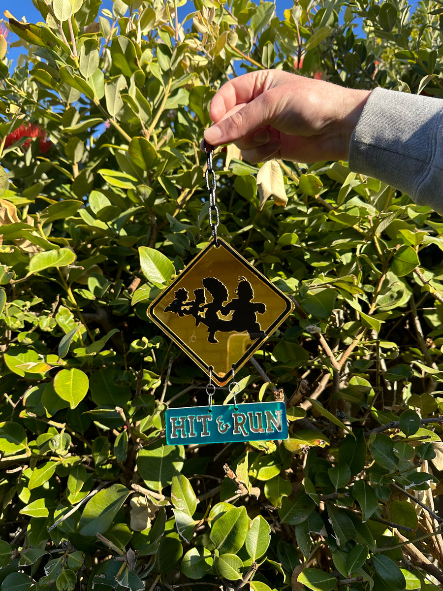 Hit & Run - Wall Hanging – Mr Raccoon Designs