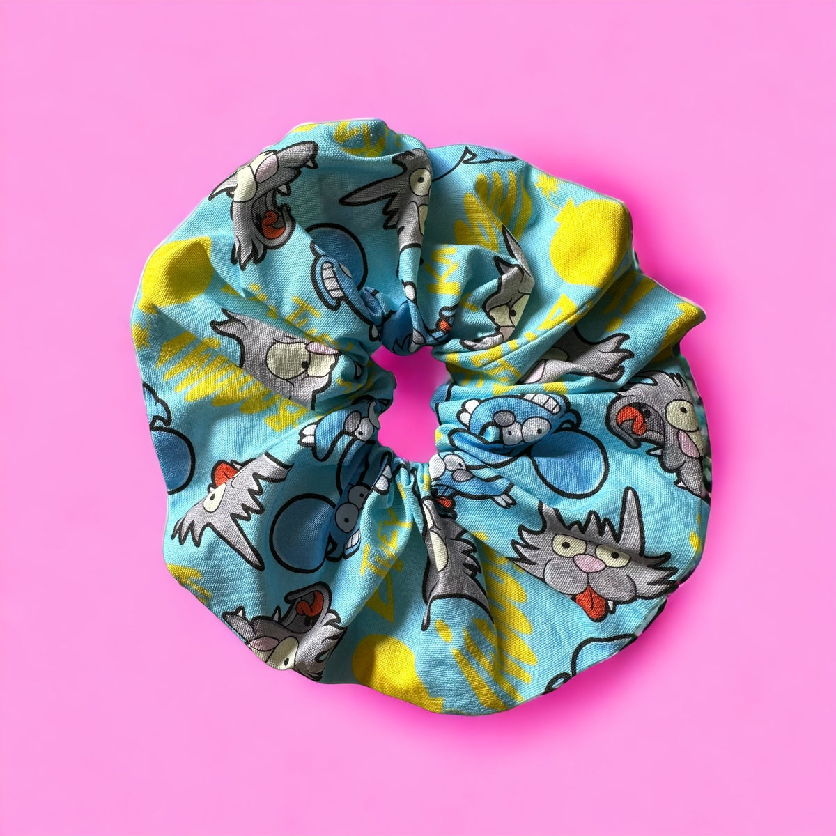 Your Favourite Cartoon Scrunchie – Mr Raccoon Designs