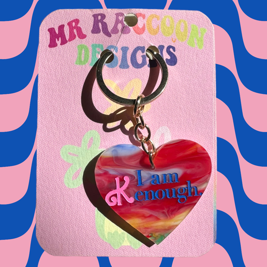 Ken out of Ken Keychain – Mr Raccoon Designs