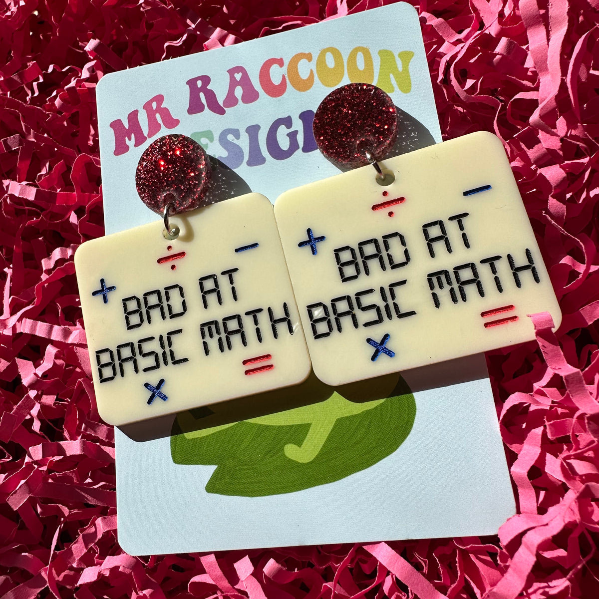 Bad @ Basic Math – Mr Raccoon Designs