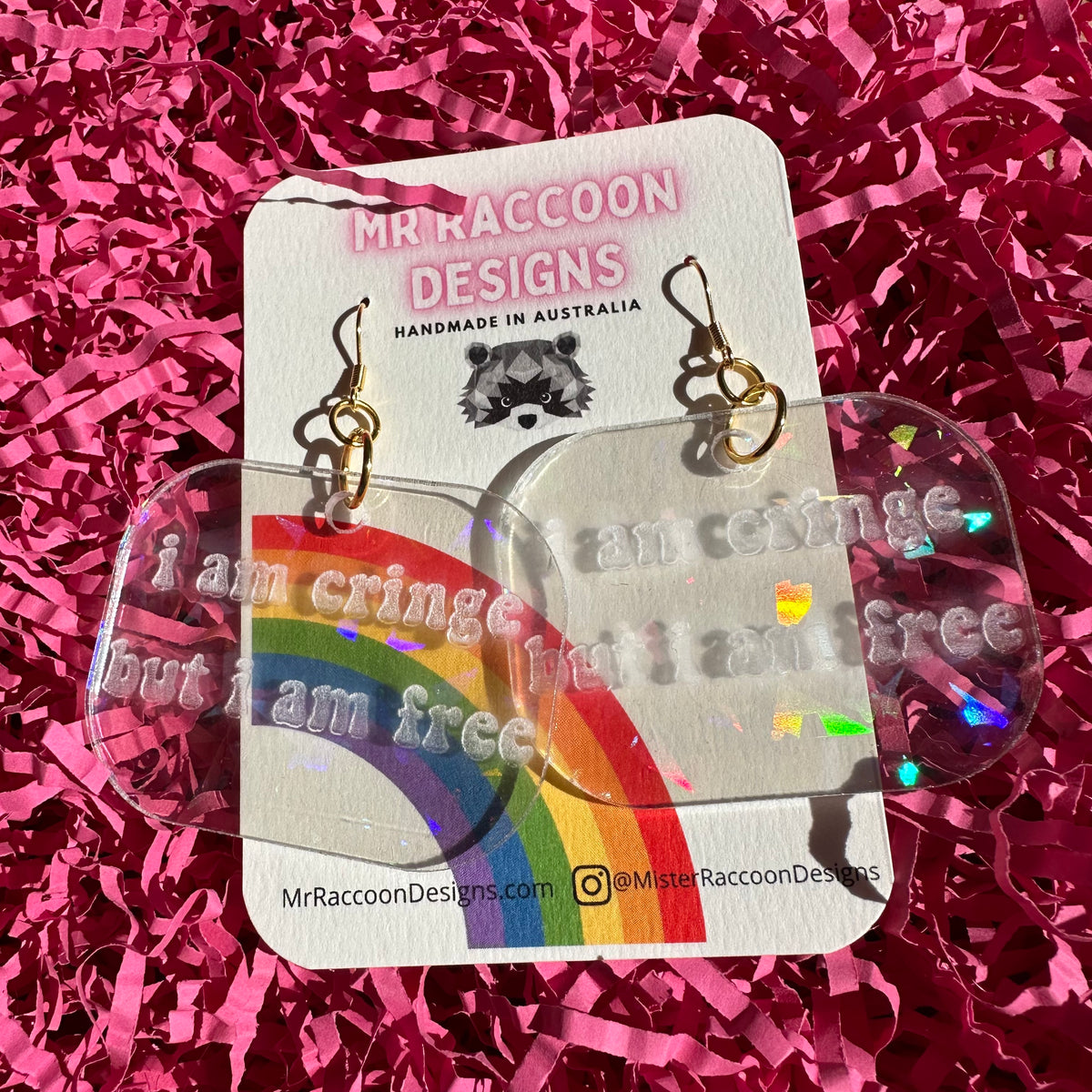 i am cringe – Mr Raccoon Designs